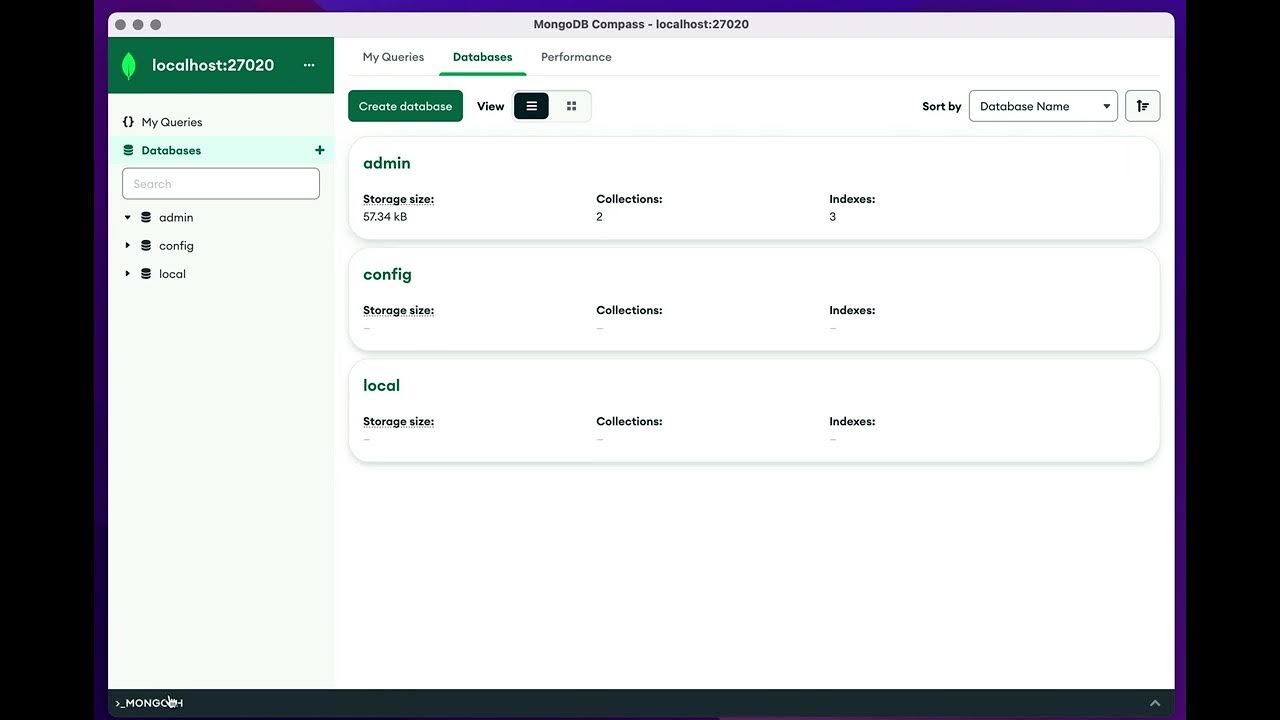Listing Users in MongoDB Compass - YouTube