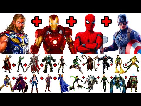 MARVEL ARTIST Draws 20 MARVEL FUSIONS! 50+ HOURS OF WORK! - YouTube