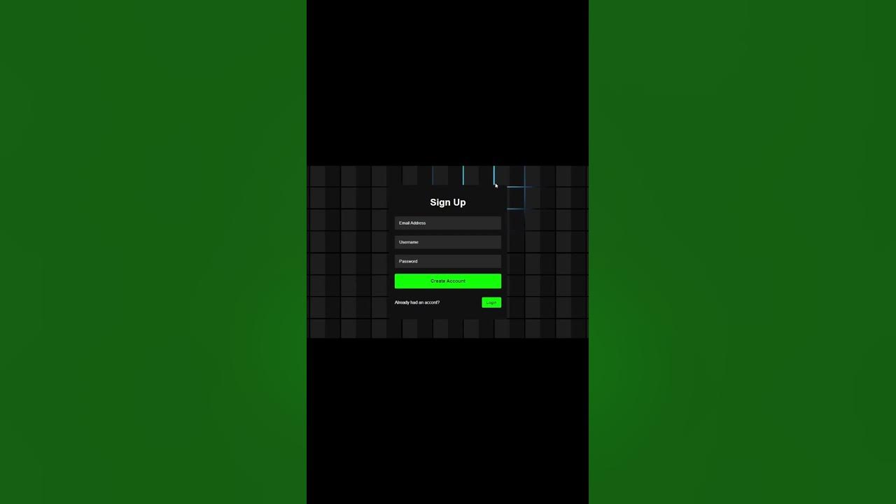 Modern Sign Up Form Using Html And Css Youtube Coding Csshtml Javascript Shorts Youtube
