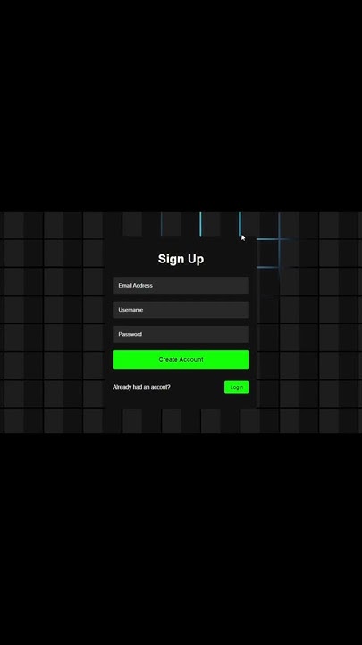 Modern Sign Up Form Using Html And Css Youtube Coding Csshtml Javascript Shorts Youtube