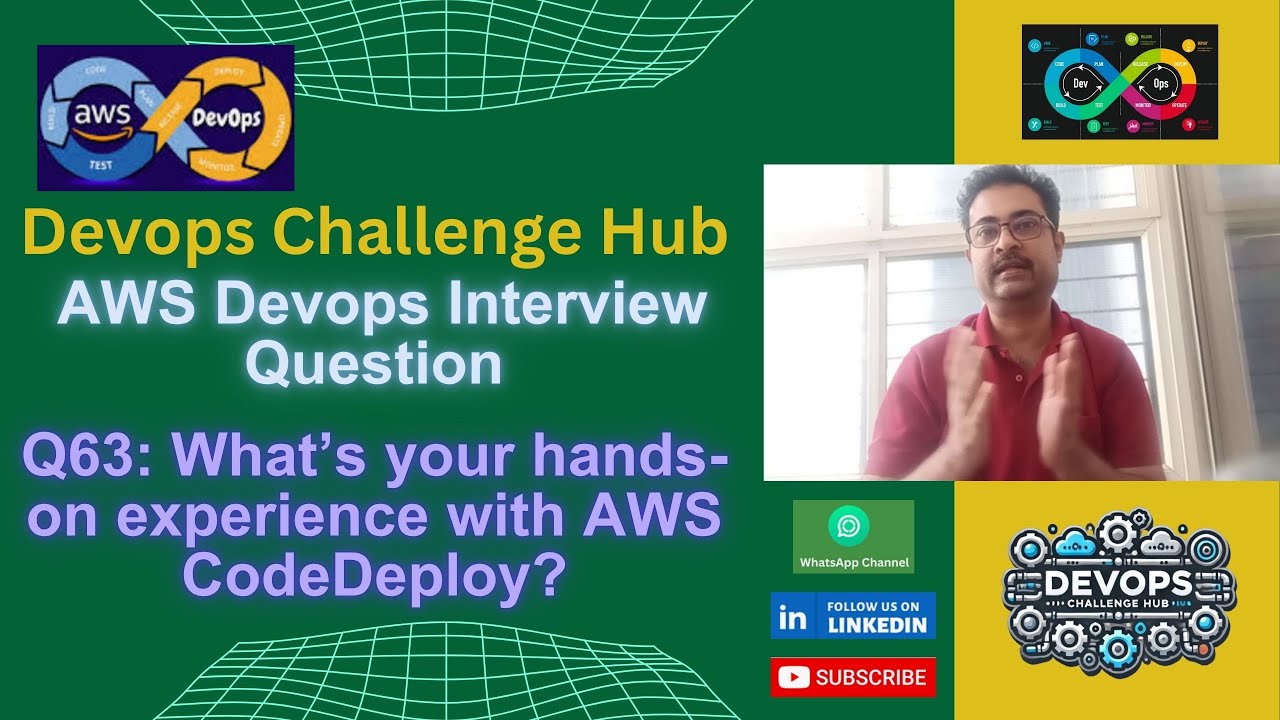 AWS Devops Interview Question: Q63: What’s your hands-on experience with AWS CodeDeploy? - YouTube