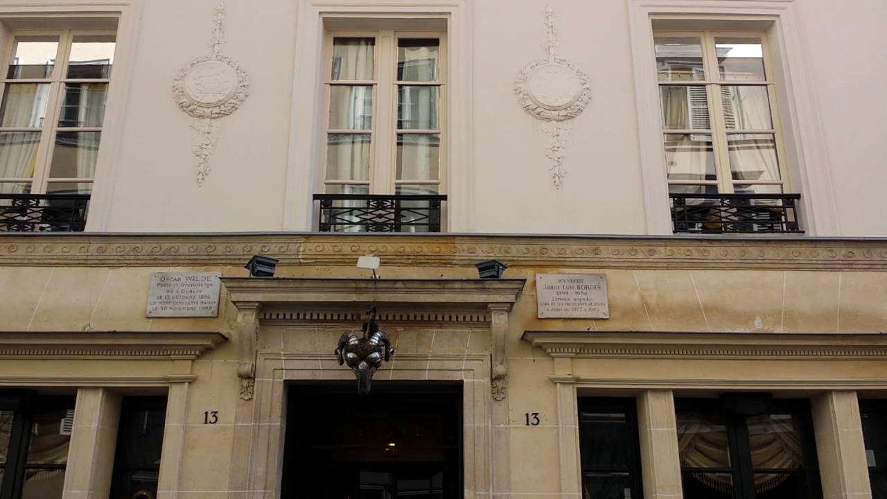 Casa de Jorge Luis Borges Oscar wilde house Paris - YouTube