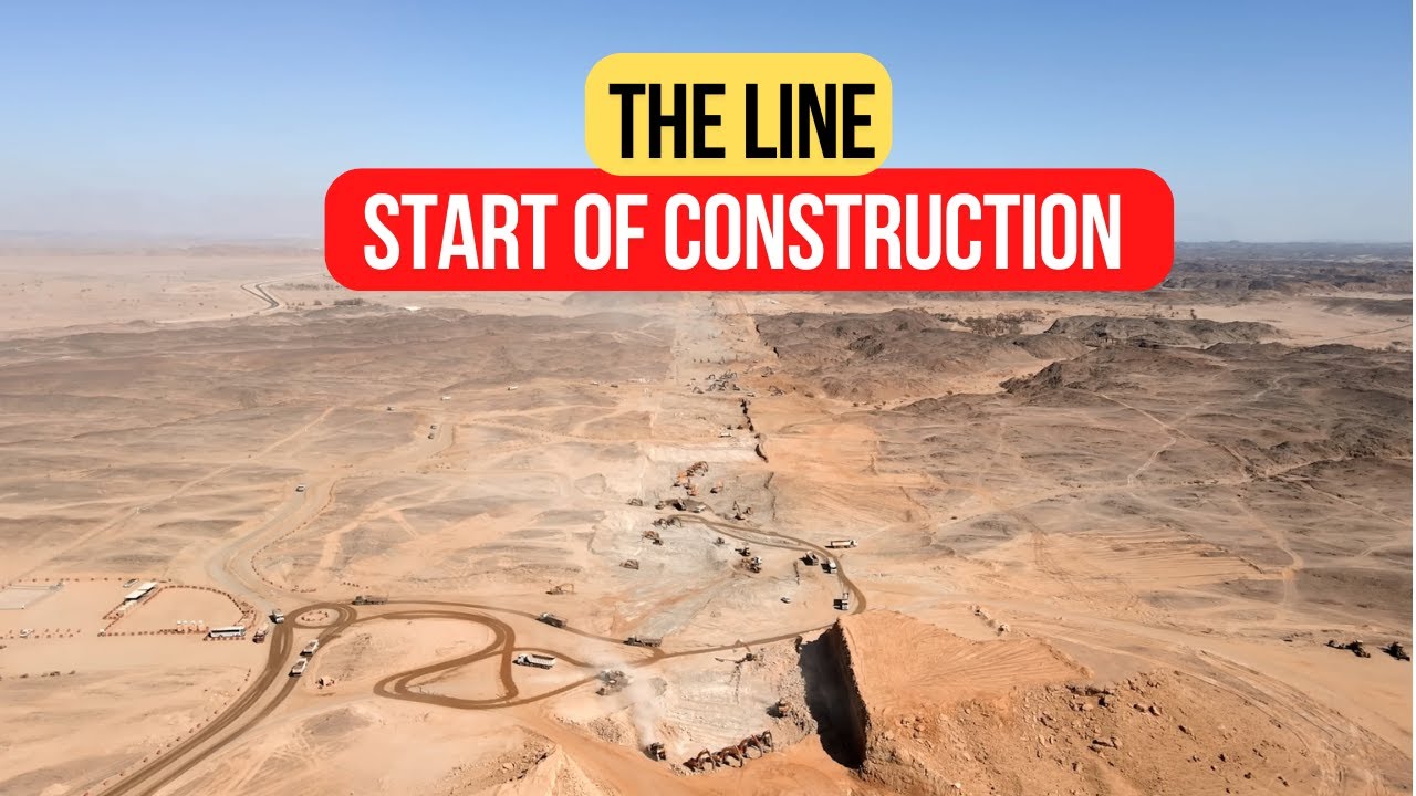 THE LINE. Construction Begins For 170-Kilometre-Long Megacity Of Saudi ...