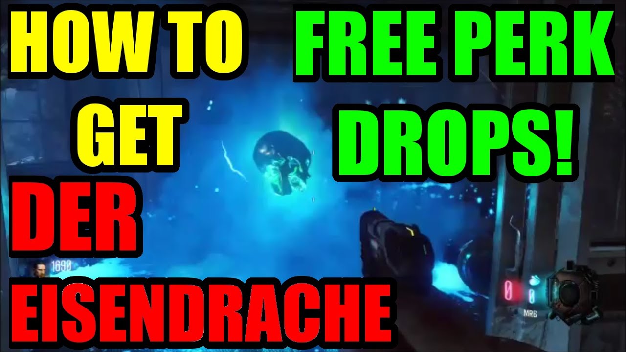 BO3 ZOMBIES Der Eisendrache HOW TO GET FREE POWER UP DROPS! FREE POWER ...