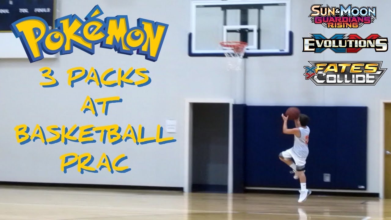Basketball Practice & Pokemon Packs Opened - YouTube