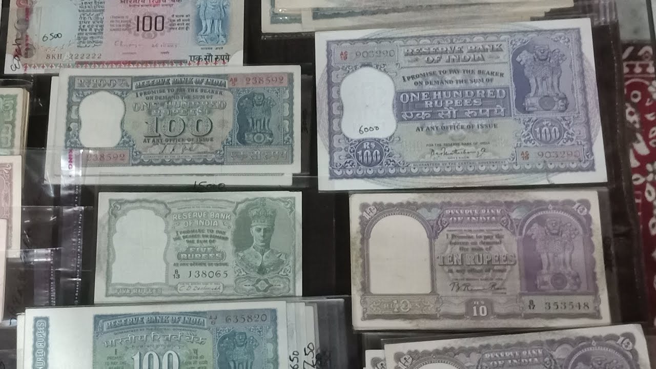 Buy Old Indian Notes Value Collection - YouTube
