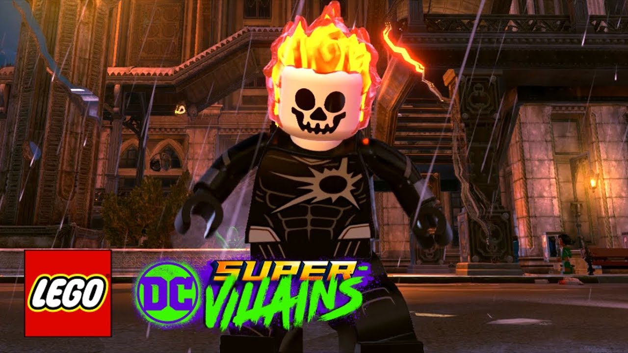 LEGO DC Super-Villains - How To Make Ghost Rider (Johnny Blaze) - YouTube