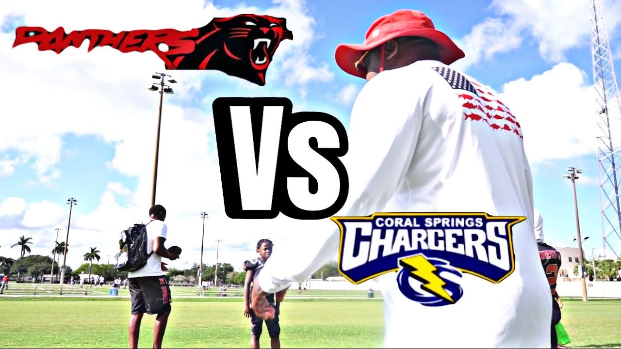 8U| Pasadena Panthers no smoke boys💨VS Coral Springs Chargers - YouTube