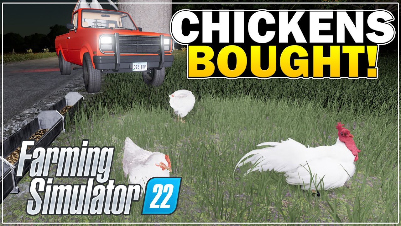 FREE RANGE CHICKENS! - Hard Mode - FS22 - Episode 3 - YouTube
