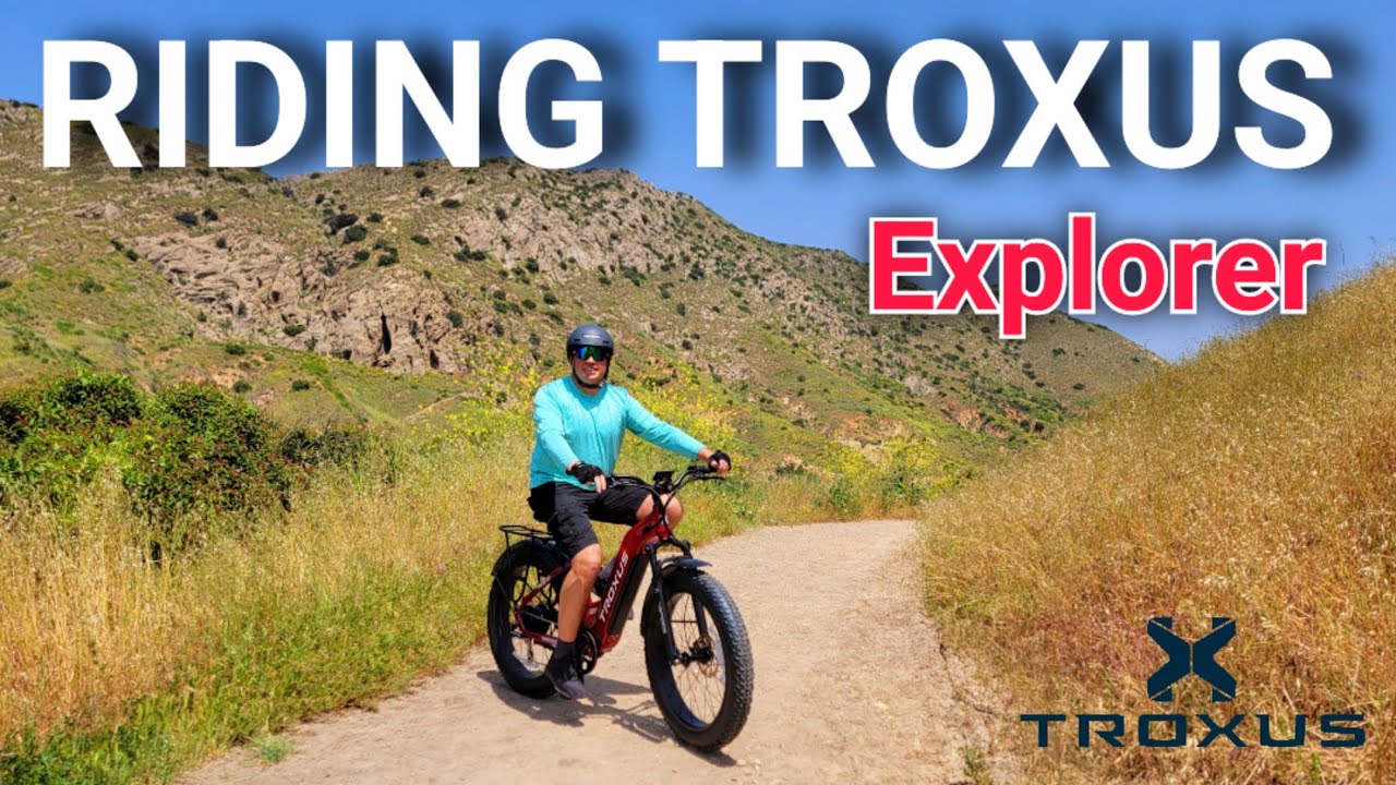 Riding Troxus Explorer Electric Bike - YouTube