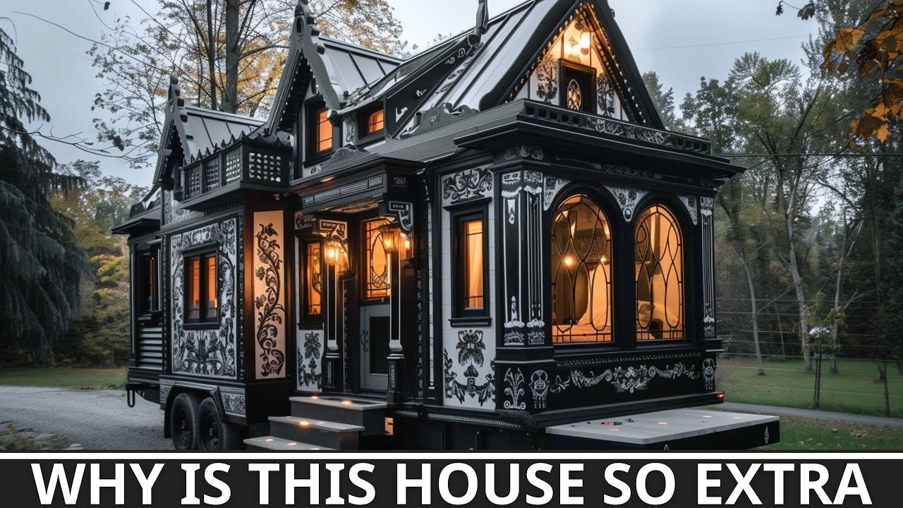 Goth Tiny House on Wheels? Yes, It’s a Whole Vibe - YouTube