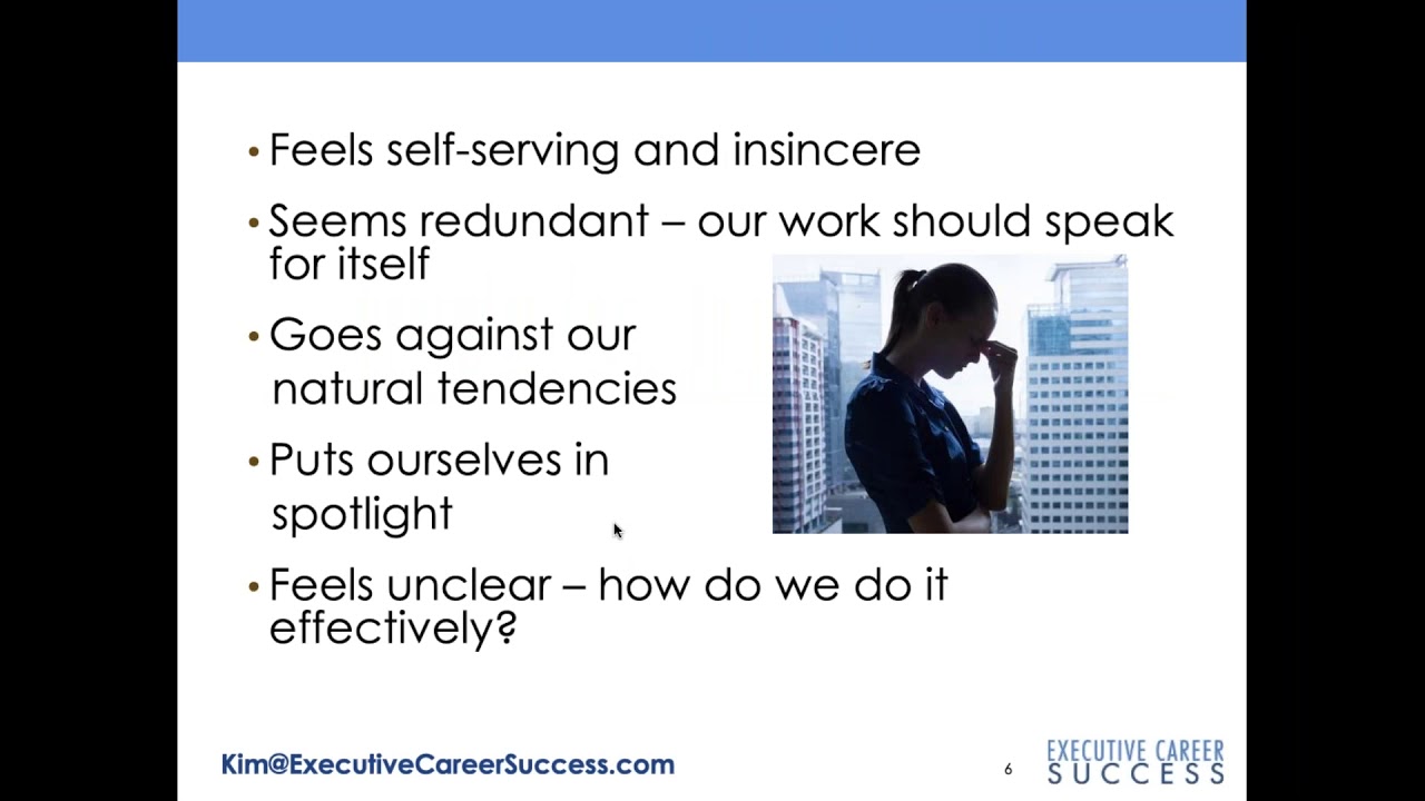 Self Promotion Strategies to Confidently Advance Your Career Webinar ...