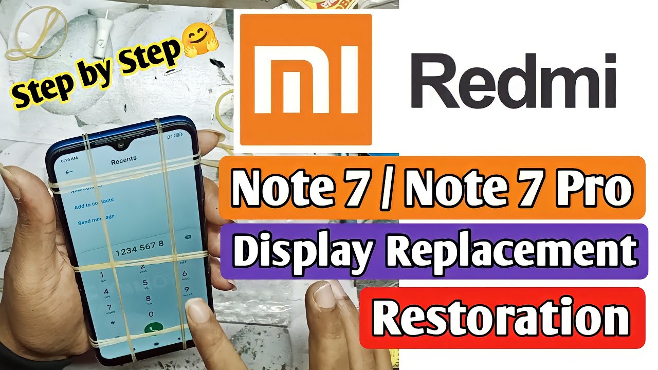 Redmi Note 7 / Note 7 Pro Folder Replacement || Mi Note 7 / Note 7 Pro ...