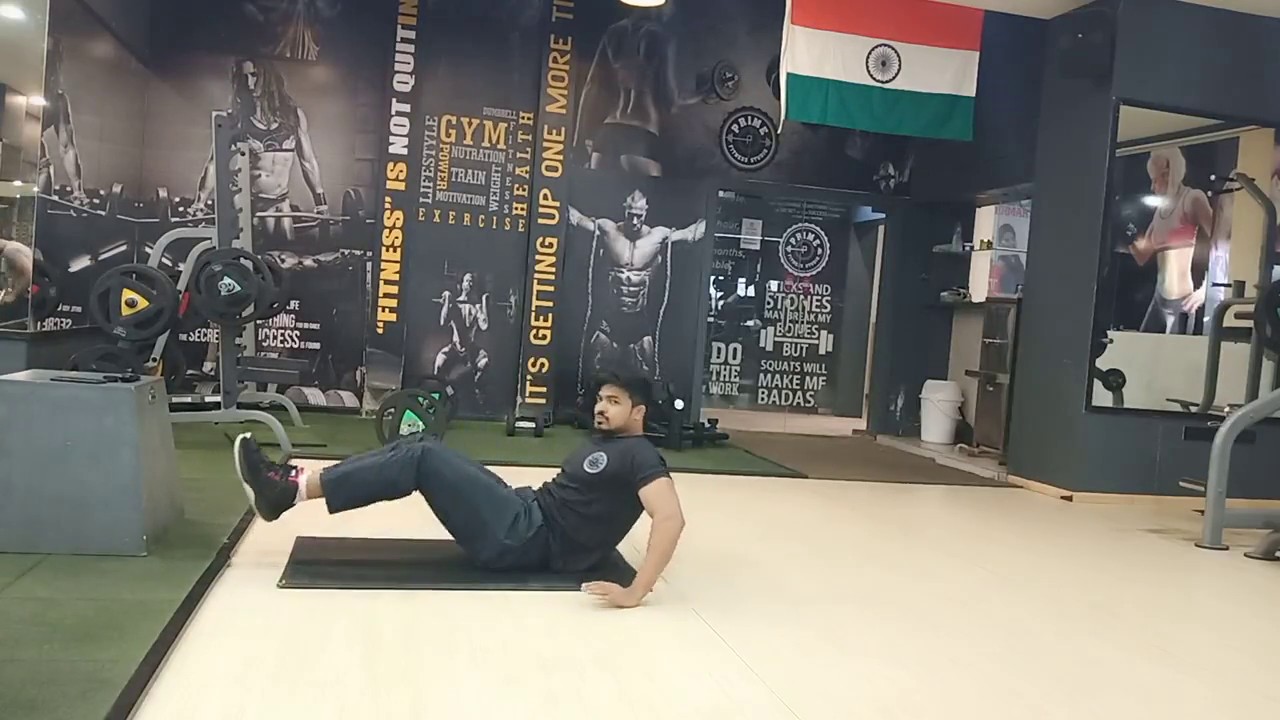 Flat Bench Leg Pull In - YouTube