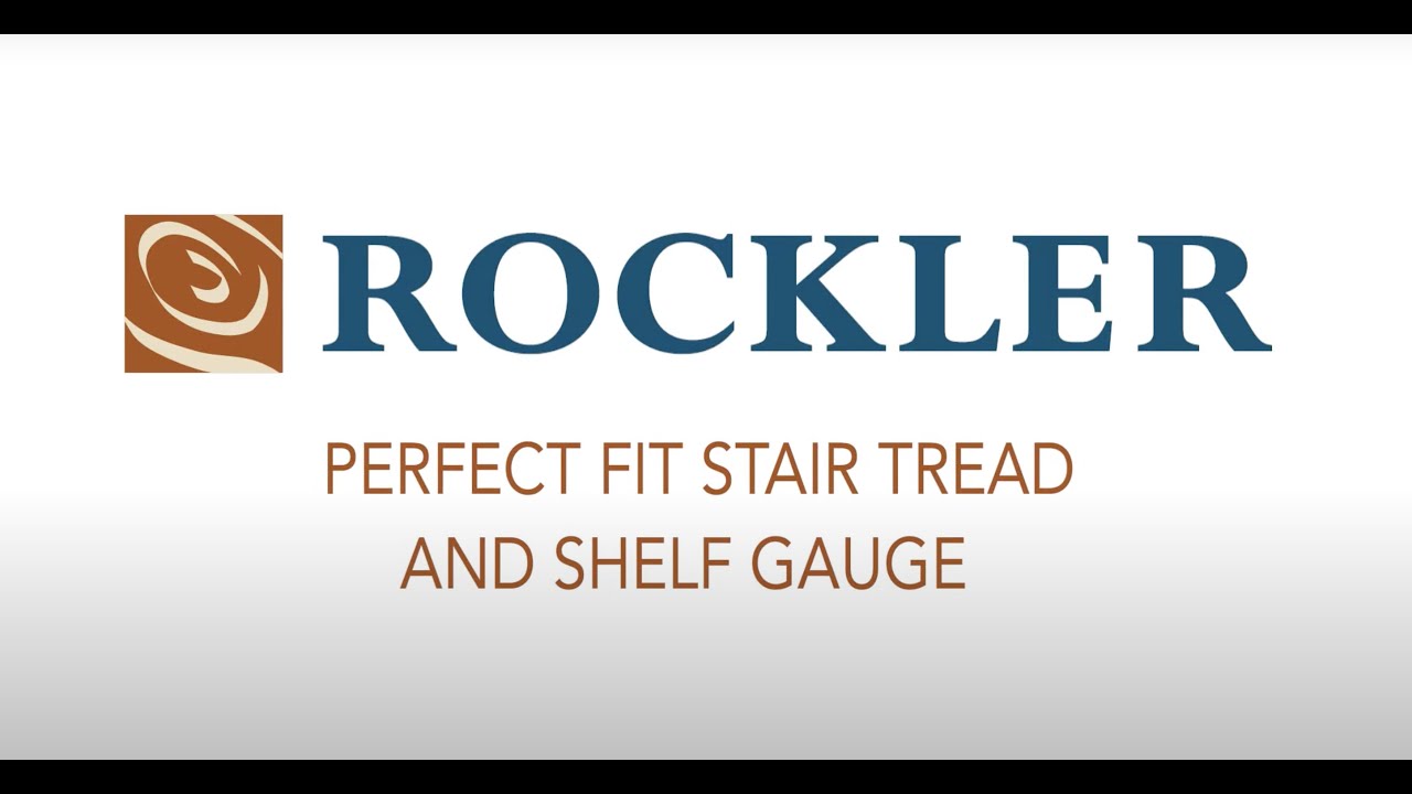 Perfect Fit Stair Tread and Shelf Gauge - YouTube
