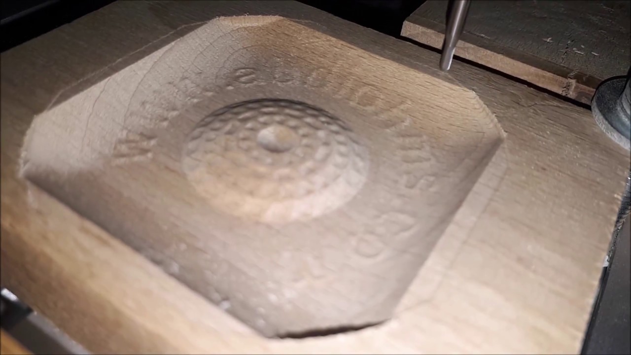 3D Relief Machining on CNC Router R-1 - YouTube