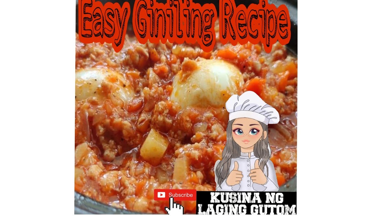 EASY GINILING RECIPE - YouTube