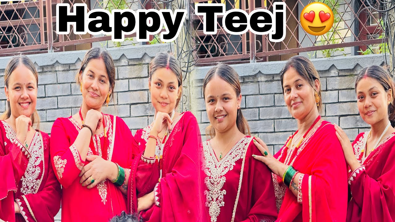 Teej Ko lage aaila bata tayare huna lago ghar ma😂Happy Teej Everyone 😍 ...