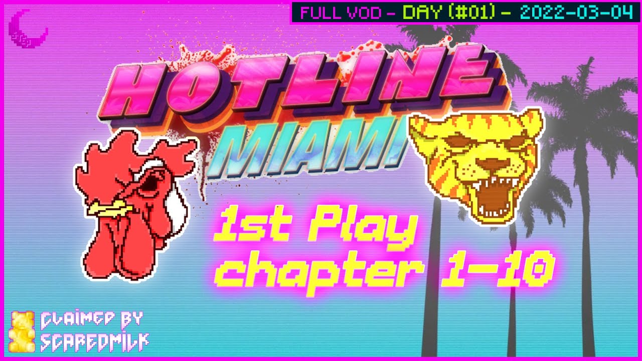 (2022-03-04) FULL VOD - HOTLINE MIAMI // first play • * [CHAPTER 01-10 ...