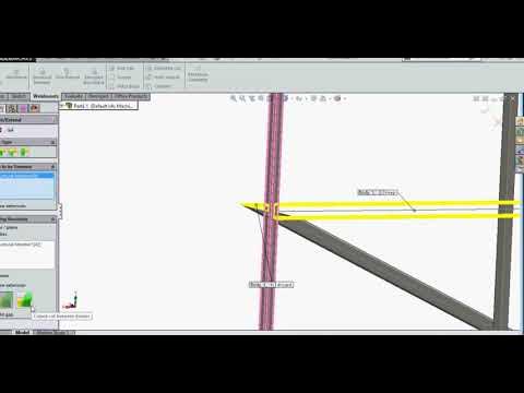 Trim/Extend feature for weldments in Solidworks - YouTube