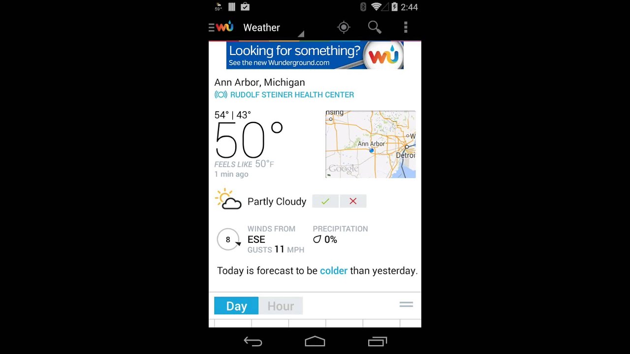 Weather Underground App Demo - YouTube