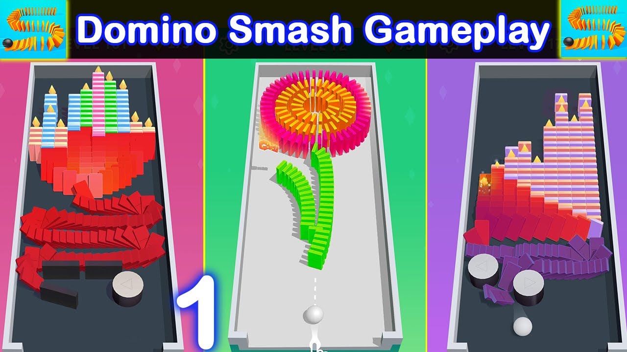 Longest Domino Ever - Domino Smash Game-play Walk-through (IOS ...