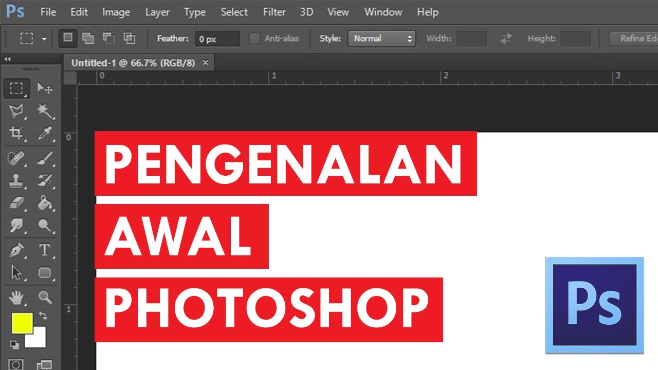 Pengenalan Awal Adobe Photoshop CS6 - YouTube