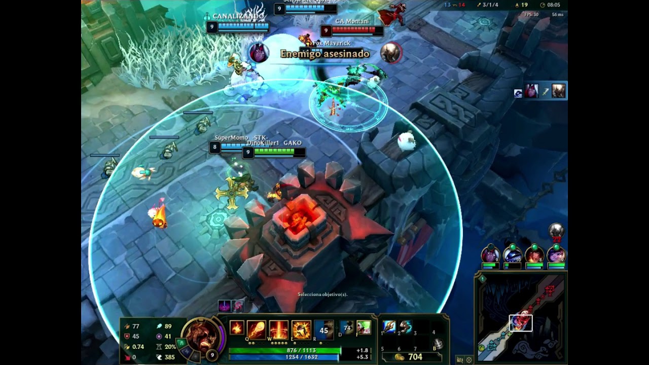 League Of Legends - Modo de juego ARAM con Brand - YouTube