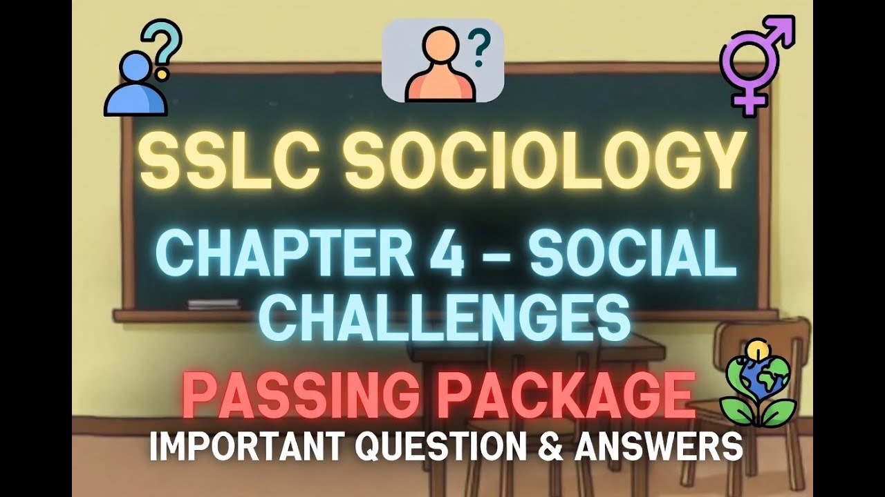 Social Challenges | Class 10 Sociology | SSLC Important Question ...