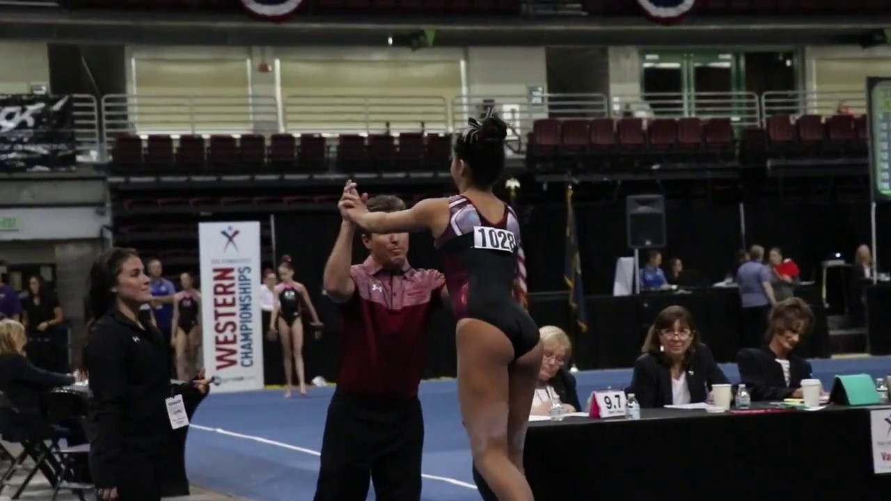 Avery Serna Vault Western Nationals 2017 Wildfire Gymnast Level 9 - YouTube