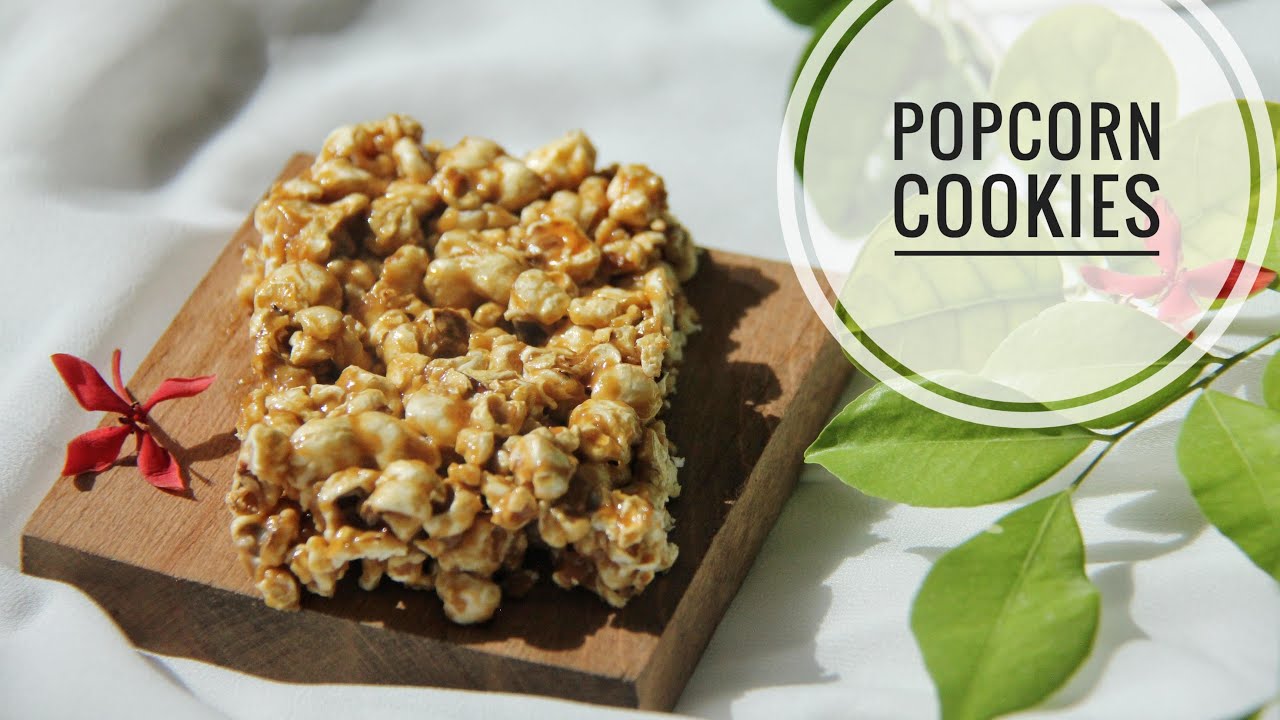 How To Make Popcorn Cookies | Healty Dessert | Perfect Popcorn Recipe ...