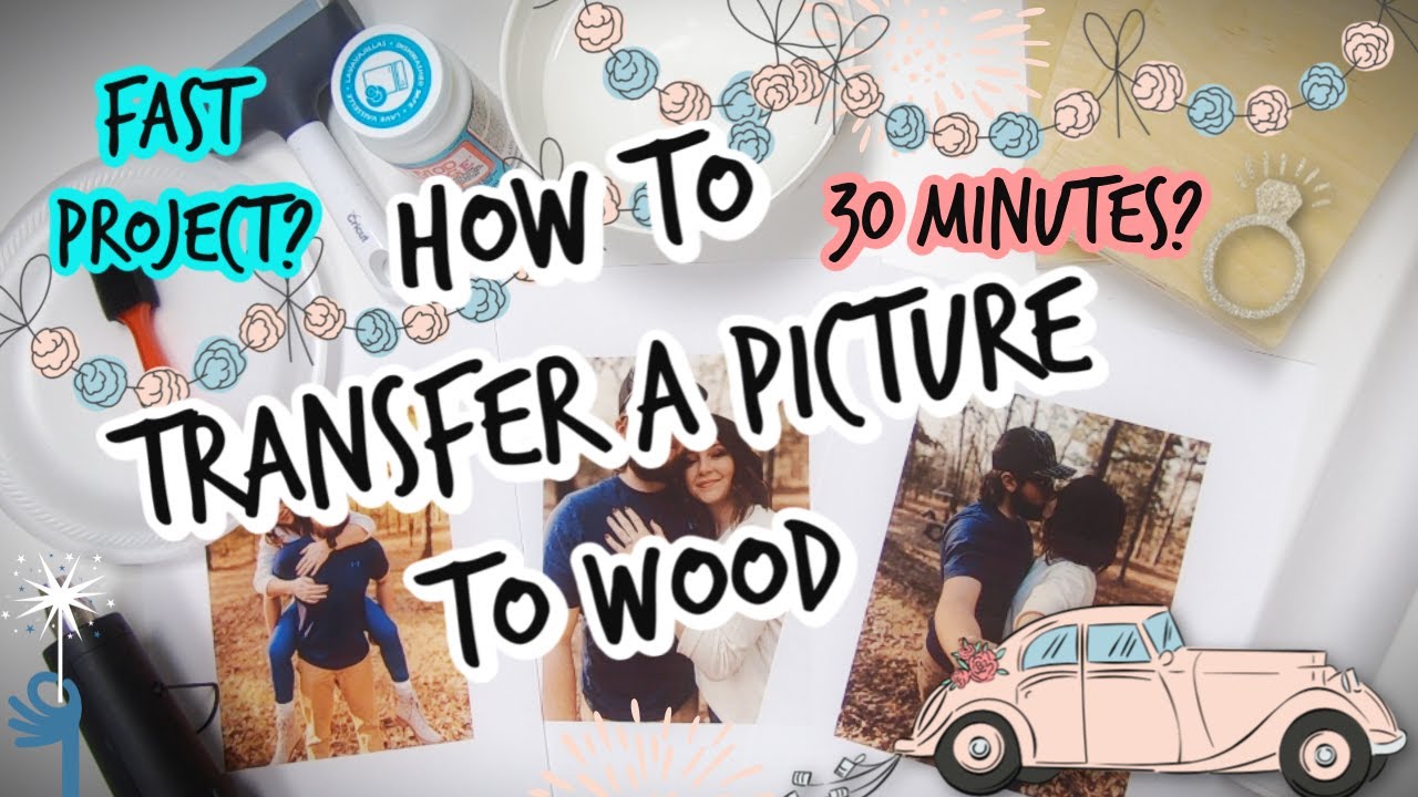 How To transfer A Picture To wood? - YouTube