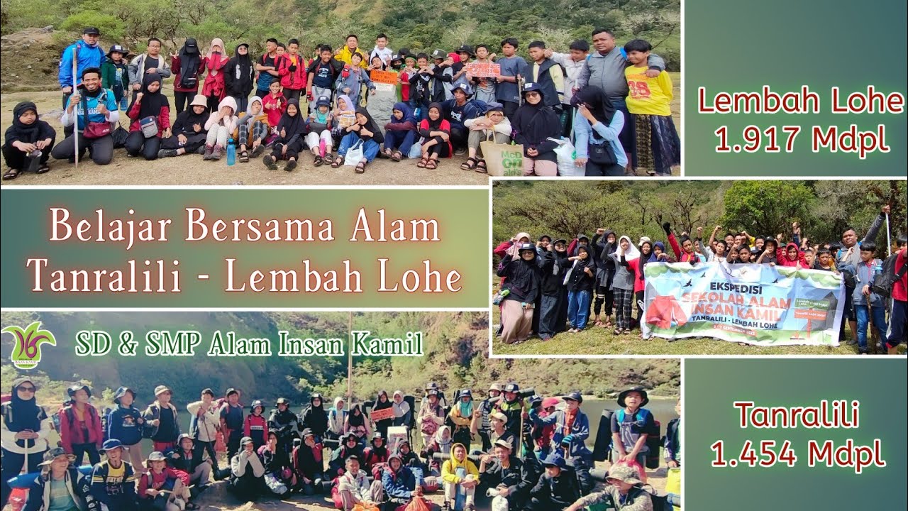 SD & SMP Alam Insan Kamil belajar bersama Alam di ketinggian 1.917 Mdpl ...