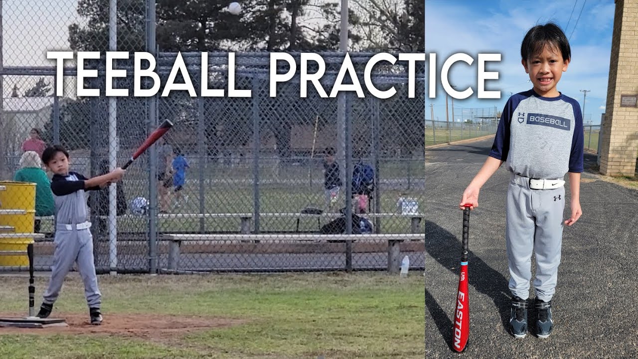 TeeBall practice PreK and Kindergarten Day 1 of 4 | Learning HOW TO ...