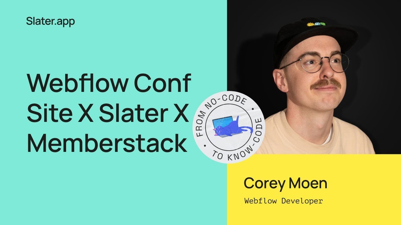 Webflow Conf Site X Slater X Memberstack - YouTube