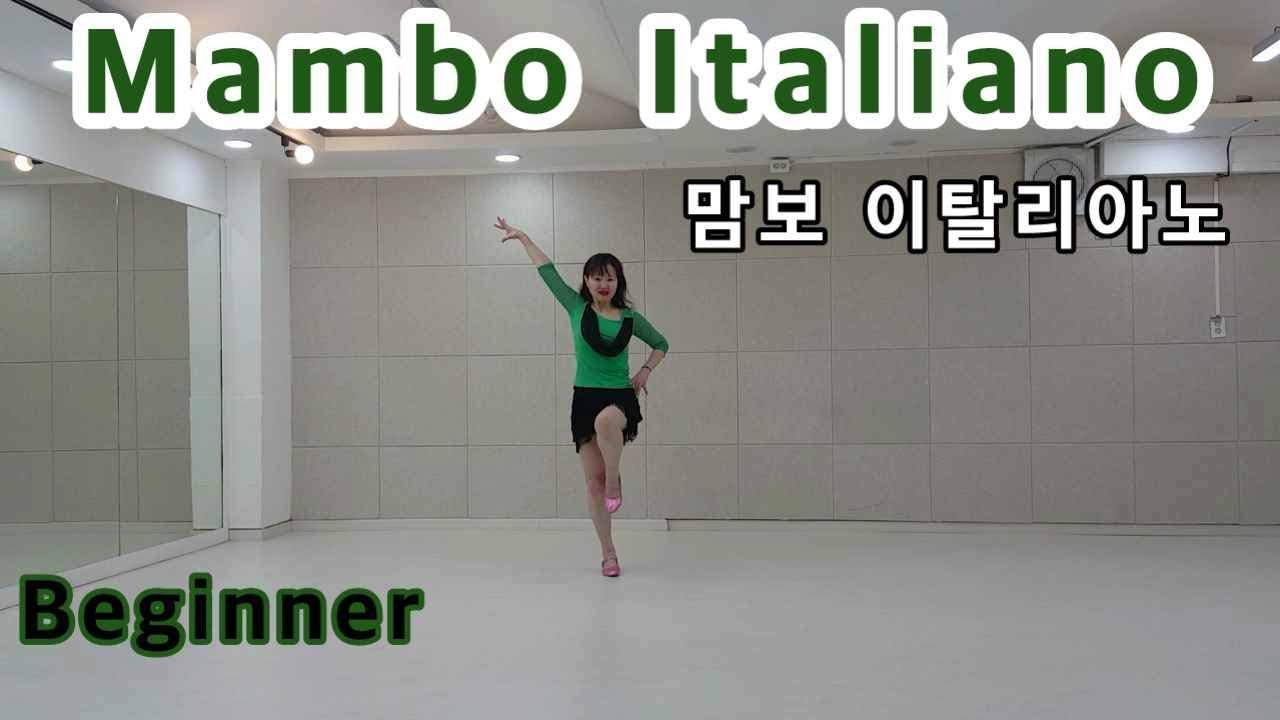Mambo Italiano(Beginner/Susan Prats)Line Dance,Demo&Count - YouTube