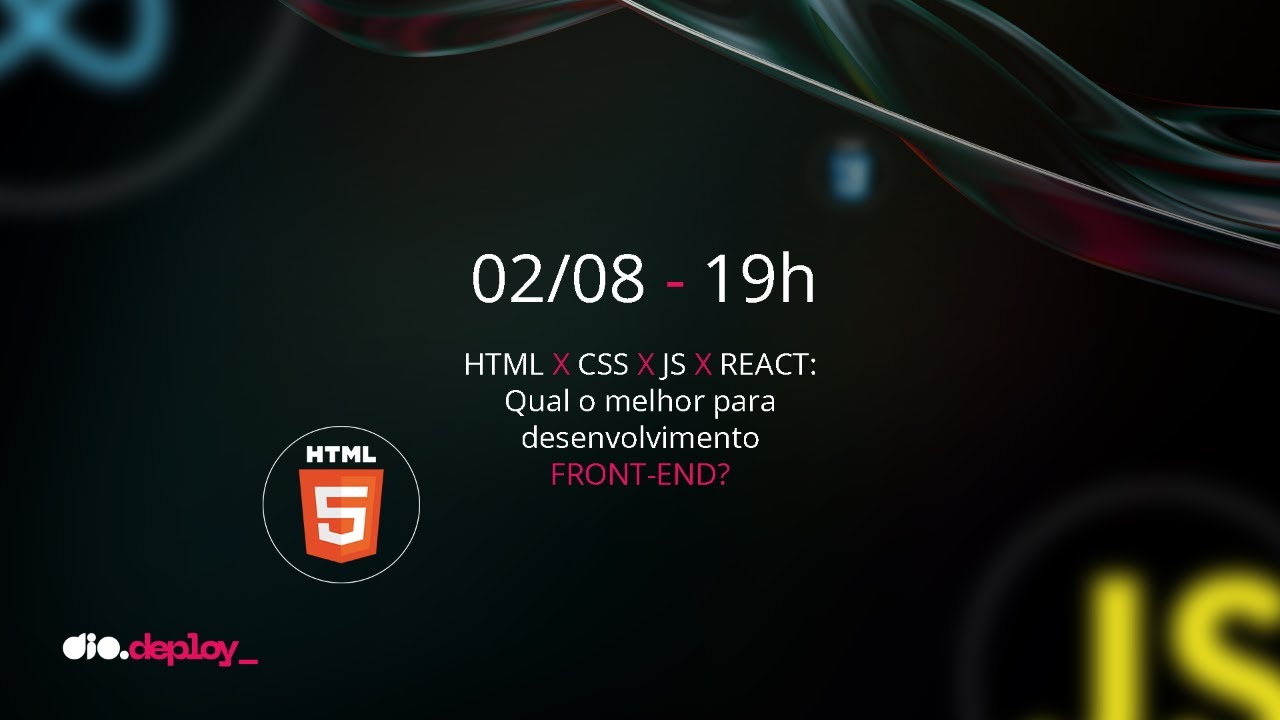 HTML X CSS X JS X REACT: QUAL A MELHOR PARA O DESENVOLVIMENTO FRONT-END ...