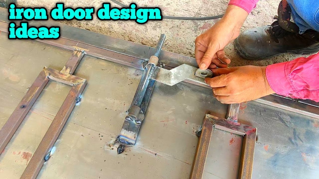 Metal door design ideas | iron door making | duco paint finish - YouTube