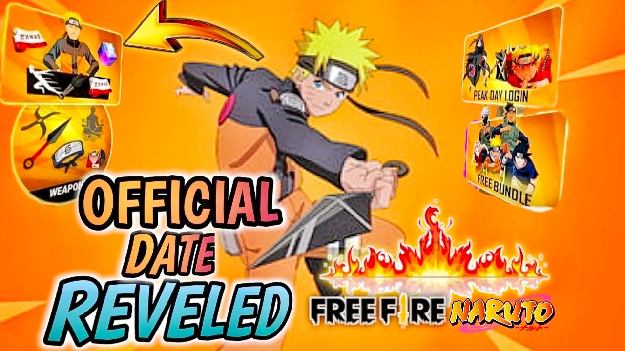 FREE FIRE MEIN NARUTO EVENT KAB AAYEGA | FREE FIRE NARUTO COLLABORATION ...