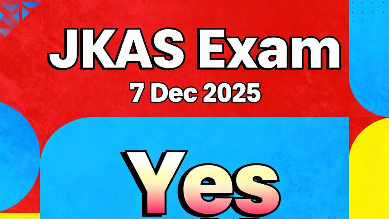 JKAS || PRELIMS EXAM -2025 || ASPIRANTS CONFUSED WHAT NEXT ? - YouTube