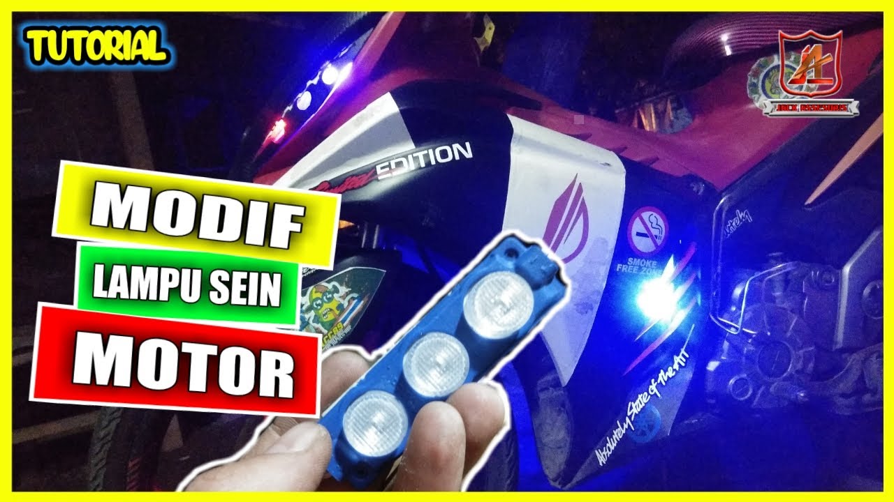 Cara Modif Lampu Sein Motor || Lampu Sein Tambahan - YouTube