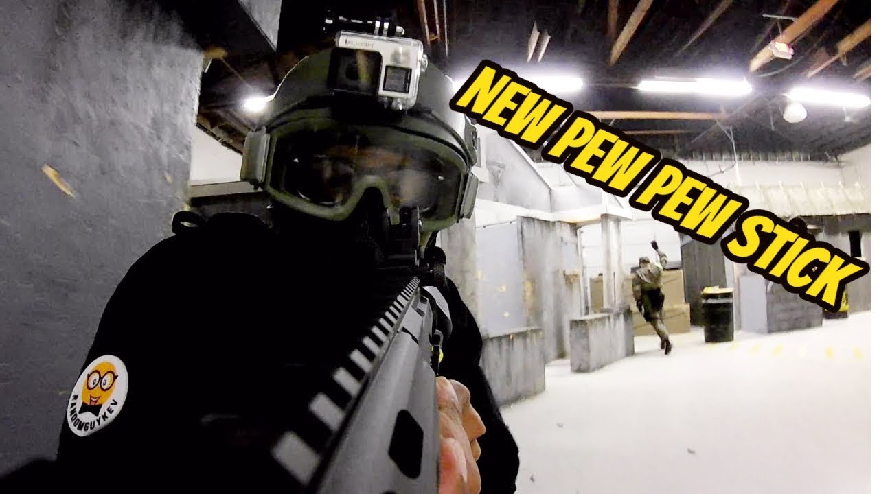 New Pew Pew Stick | Gameplay | The Airsoft Factory NJ - YouTube