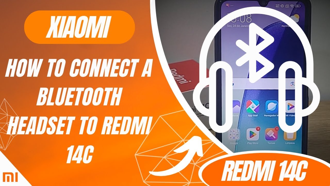 How to connect a Bluetooth headset to Redmi 14C - YouTube