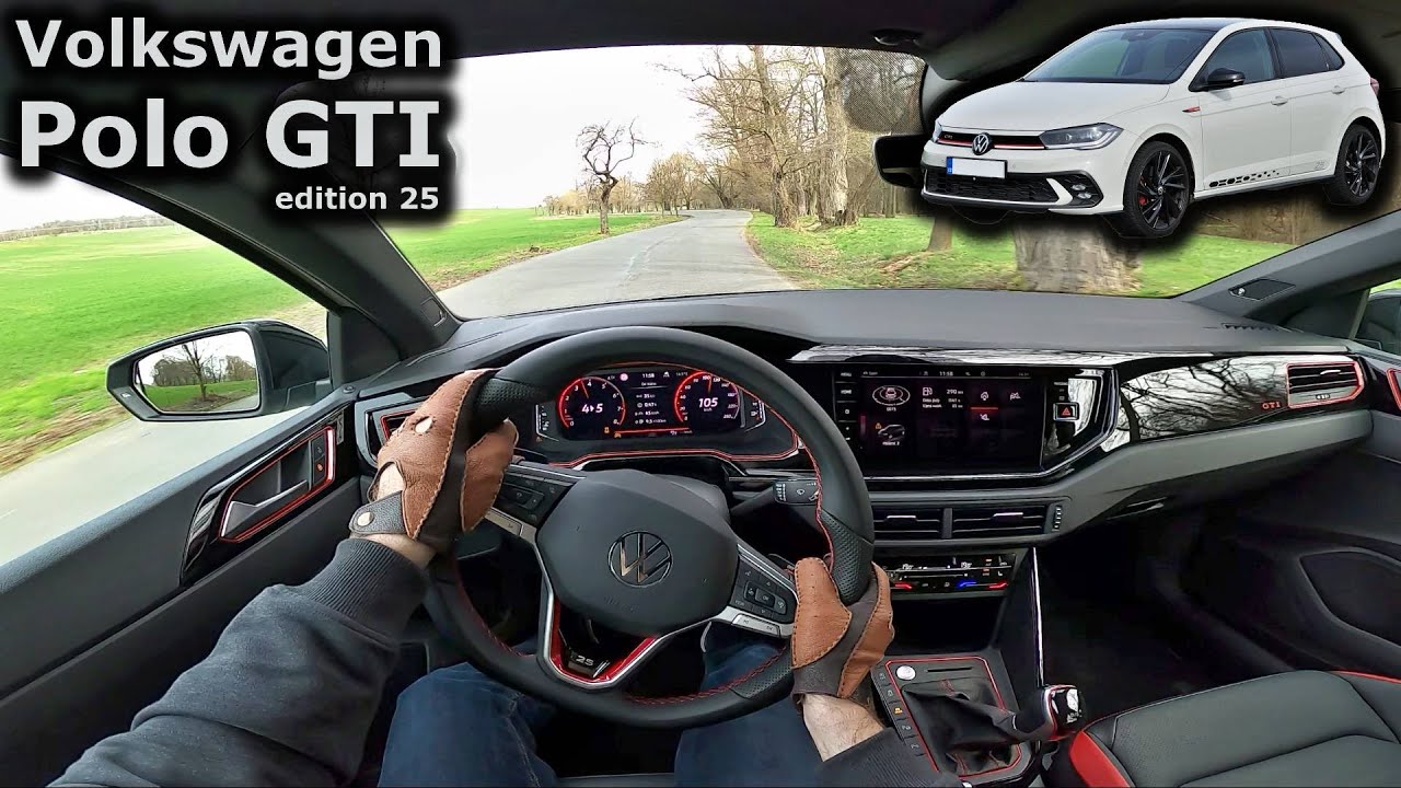 2024 Volkswagen Polo GTI edition 25 | POV test drive - YouTube