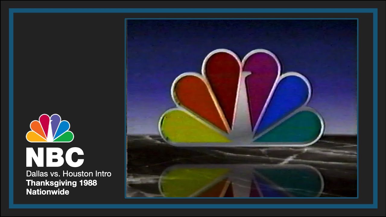 NBC Sports: Oilers vs. Cowboys Intro (Thanksgiving 1988) - YouTube