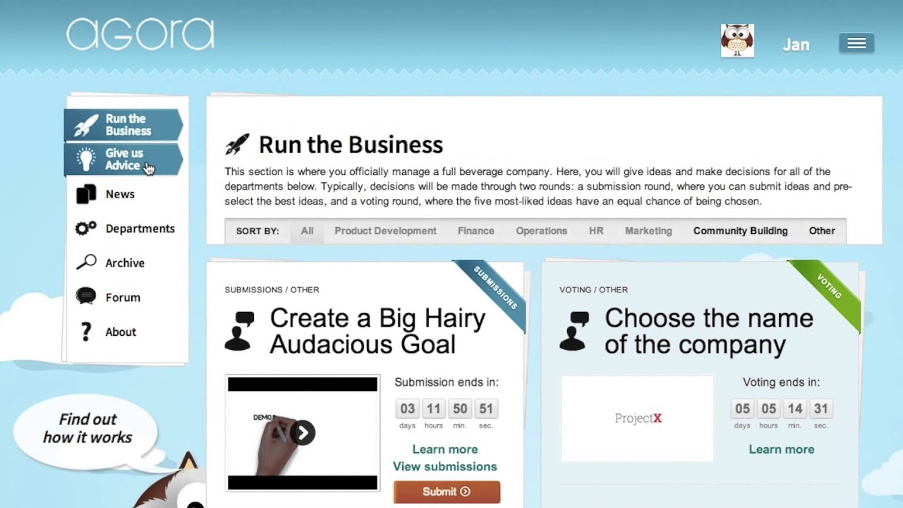 Agora How it works with comments - YouTube