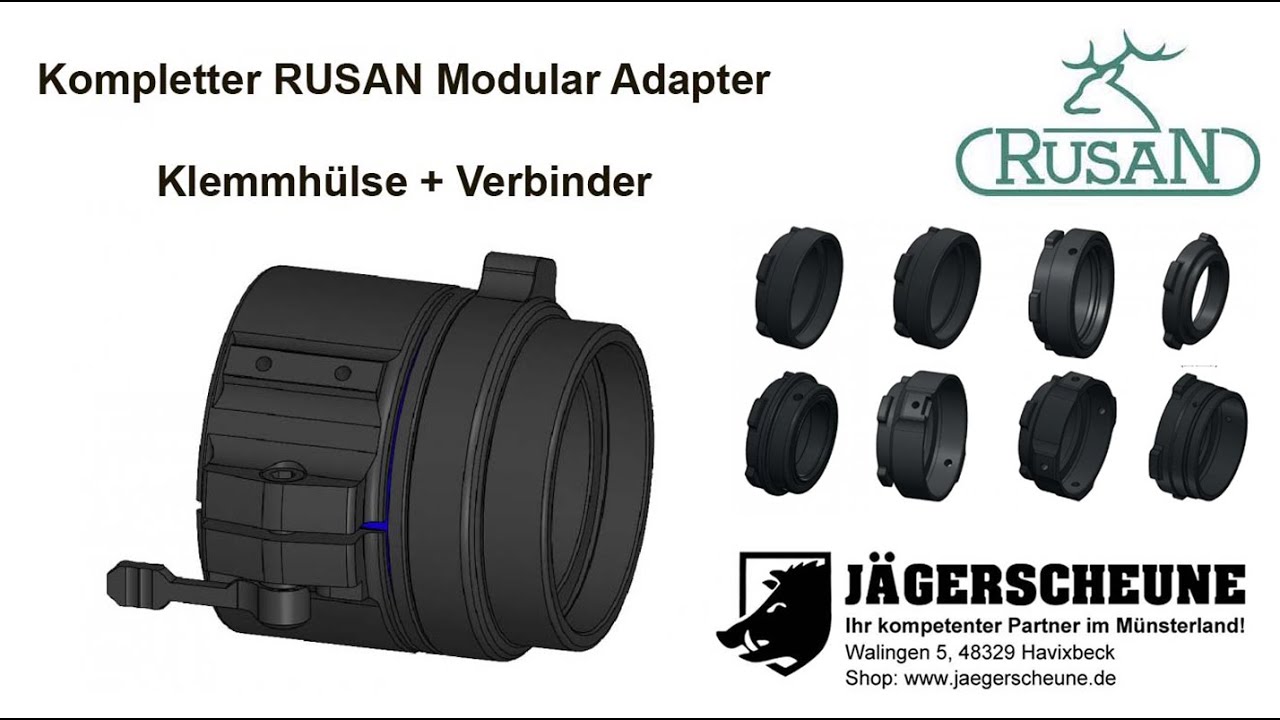 Der neue Rusan Modular Adapter für Vorsatzgeräte - YouTube