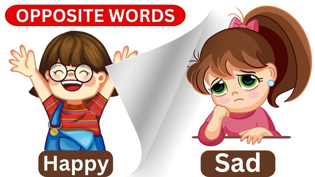 Opposite words | Opposites words for kids | preschool education mission ...