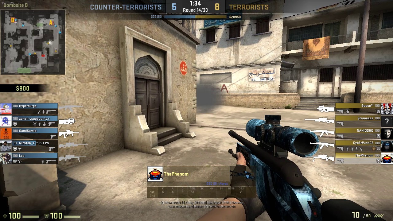 csgo: Scout No Scope - YouTube