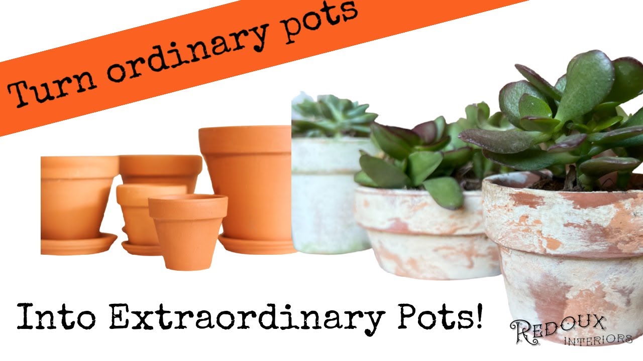 How to Easily Age any Terra Cotta or Plastic Pot and Make them look ...